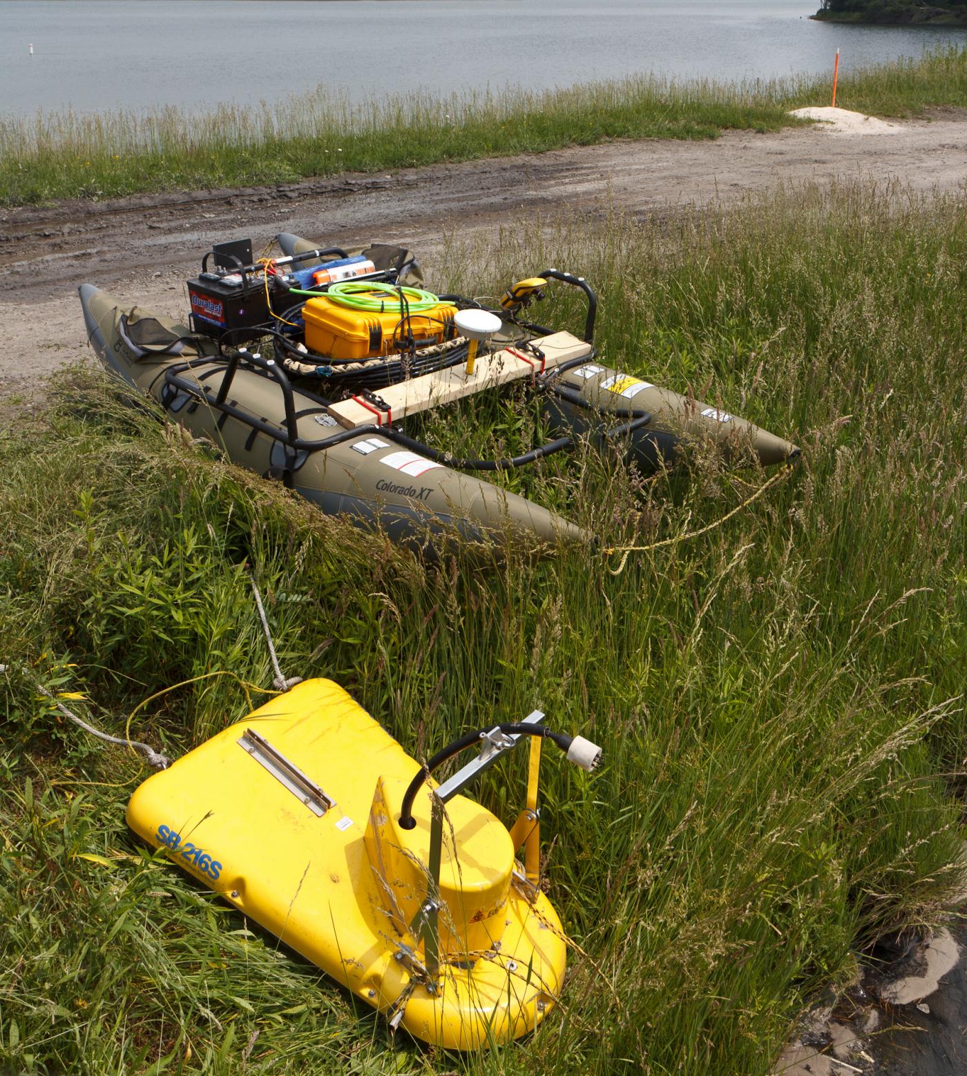 Sediment Thickness Study of a Coal Ash Pond | GeoView